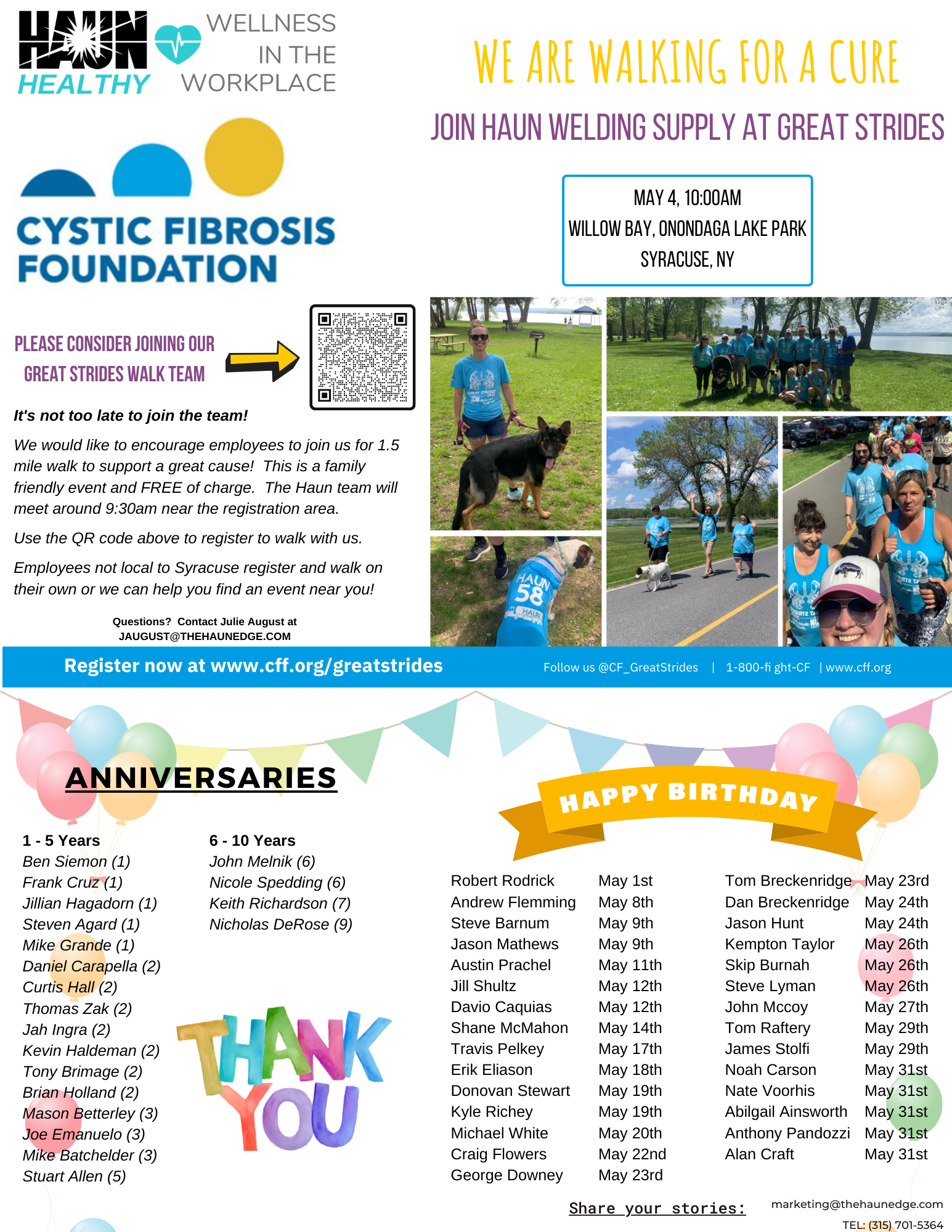 MAY ’24 HAUN NEWSLETTER 2 – Haun Welding Supply & Specialty Gases